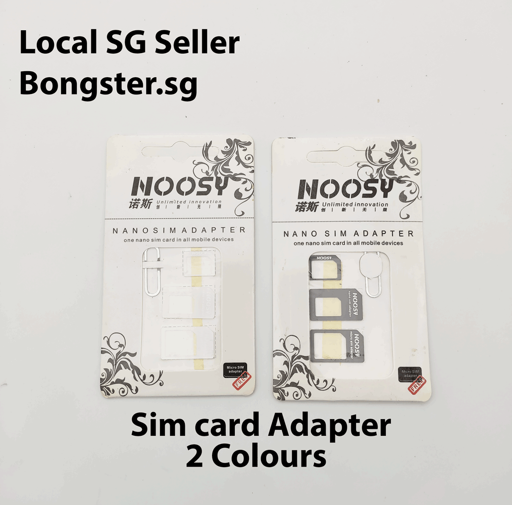 Noosy Sim card adapter with Tray eject pin nano micro standard – Bongster