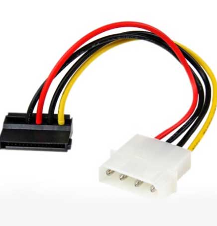 Power Cable Molex IDE to Serial ATA Power (Sata) Adapter 4 Pin to 12 P ...
